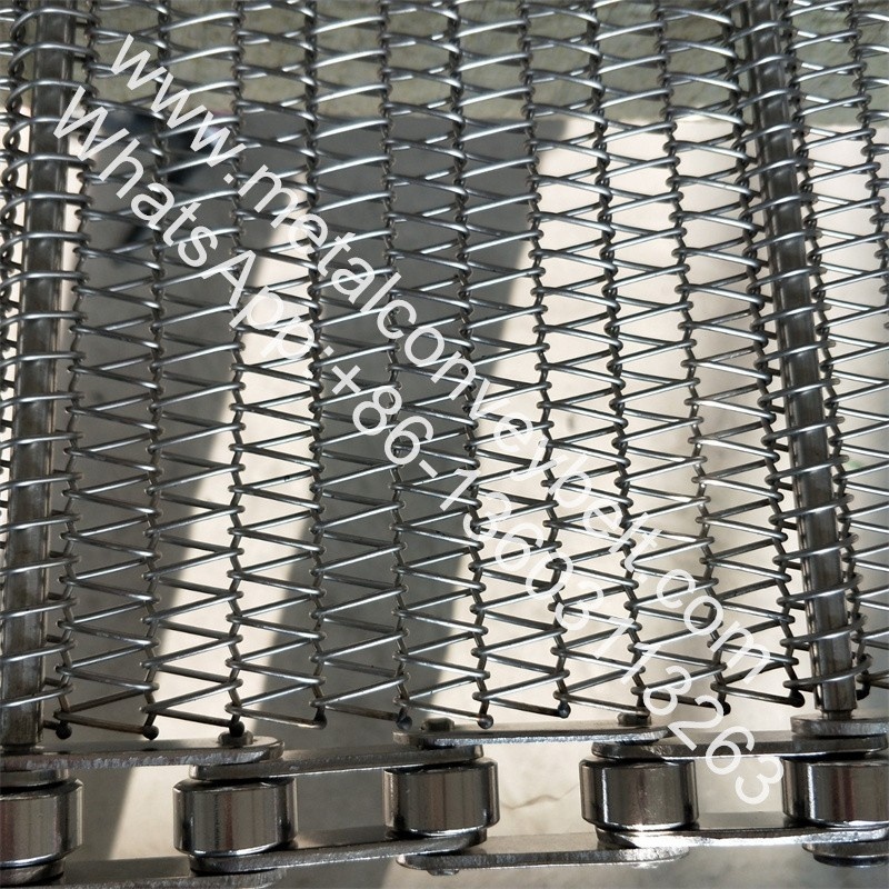 Stainless Steel Mesh Chain Driven Wire Mesh Conveyor Belt
