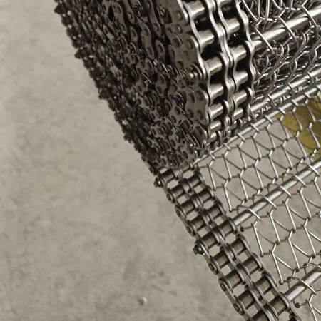 Double Chain Wire Mesh Conveyor Belt China Manufacturer